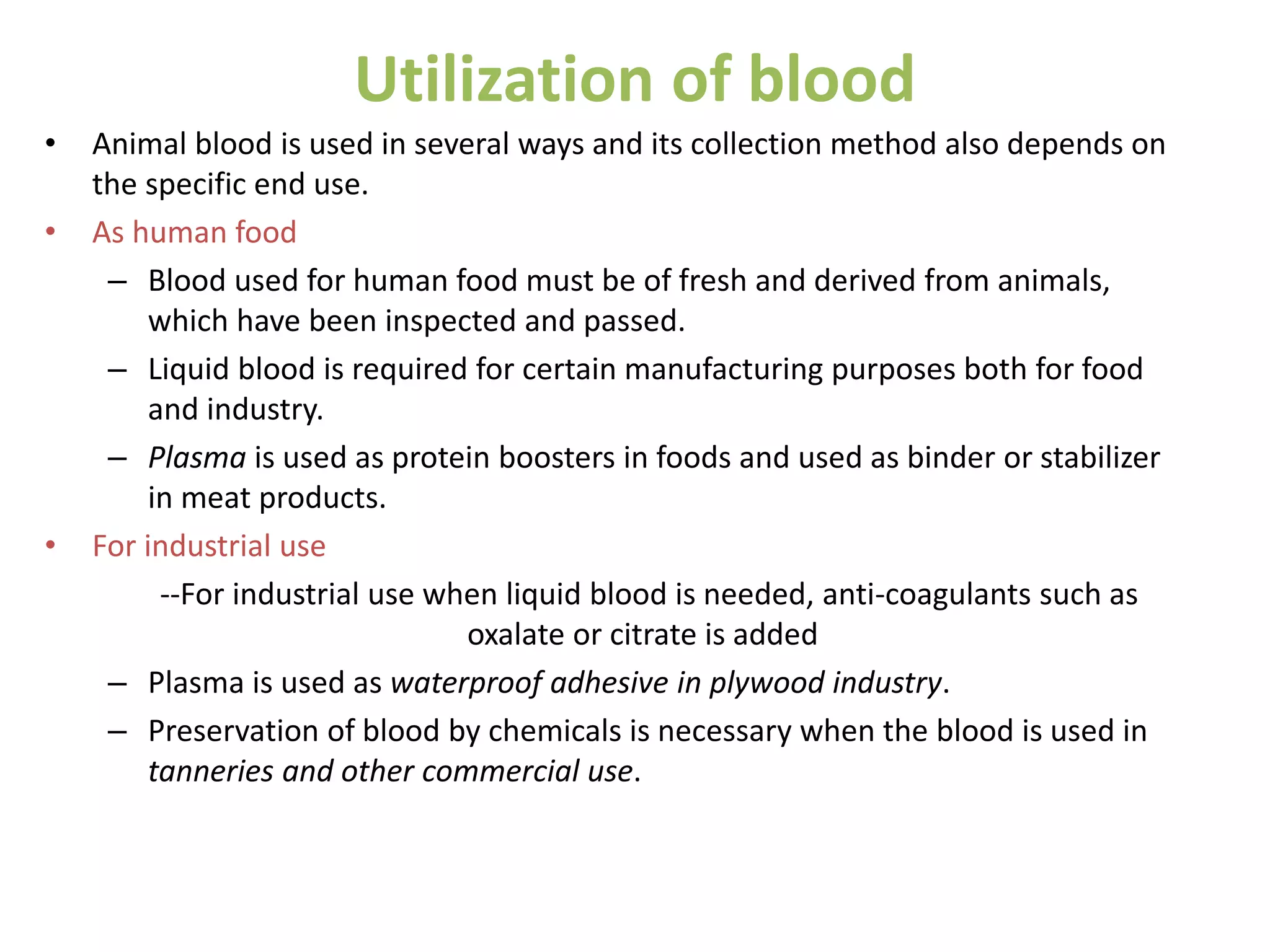 Abattoir byproduct blood meal and bone meal | PPTX