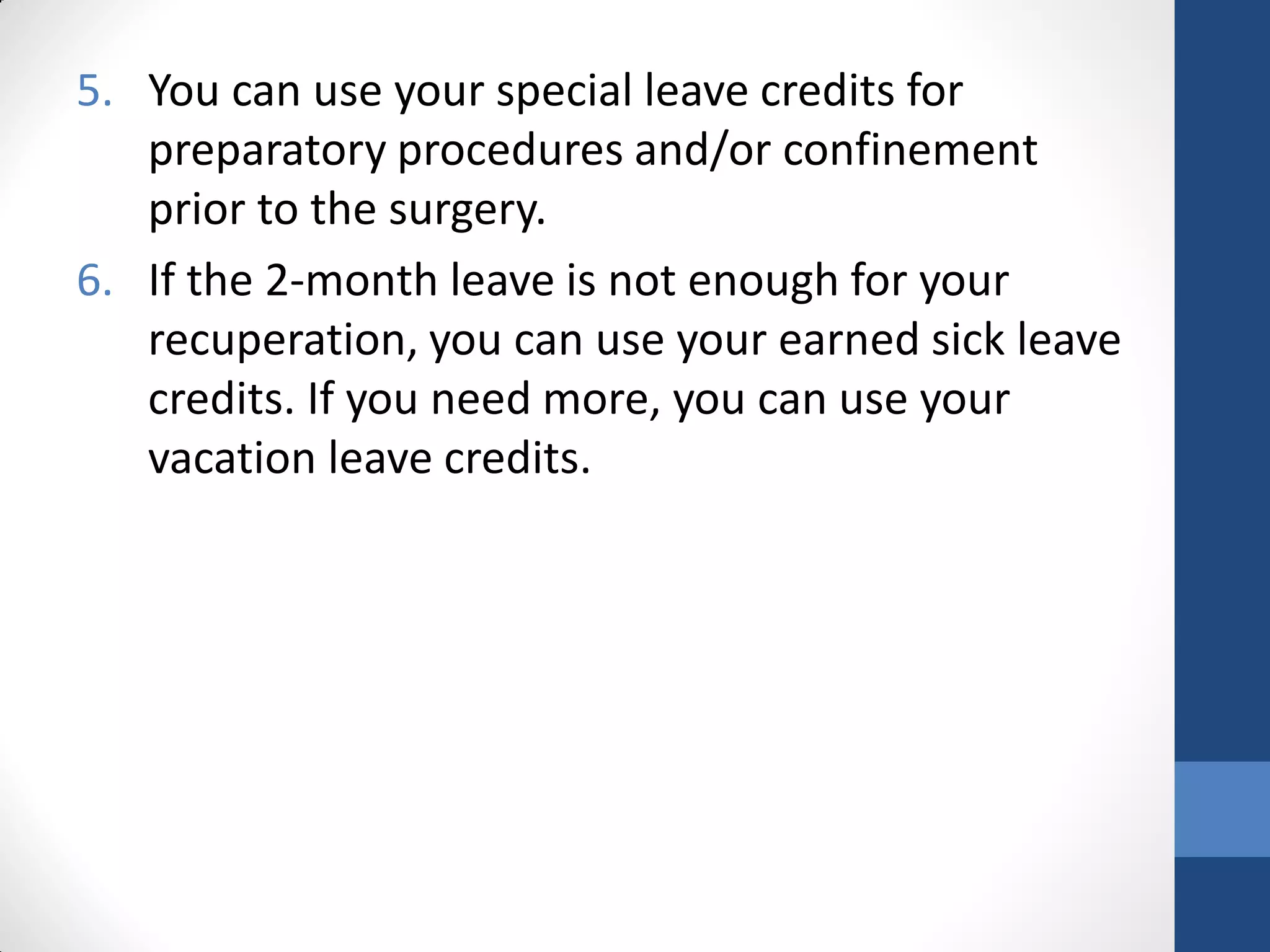 Special Leave Benefits for Women in the Philippines | PDF