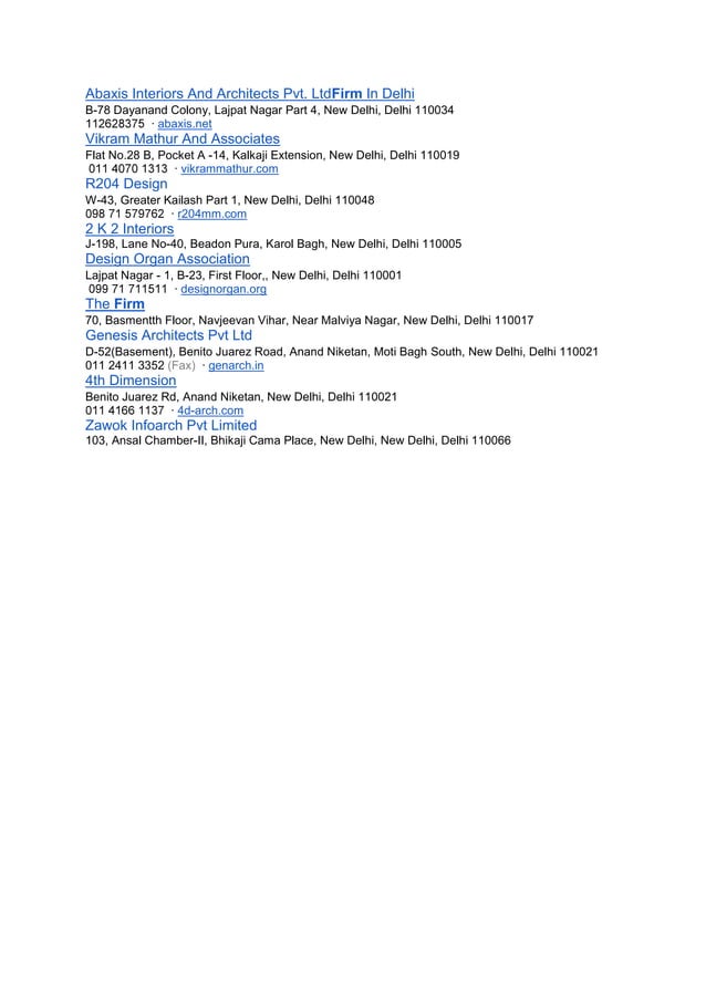 Abaxis interiors and architects pvt | DOCX