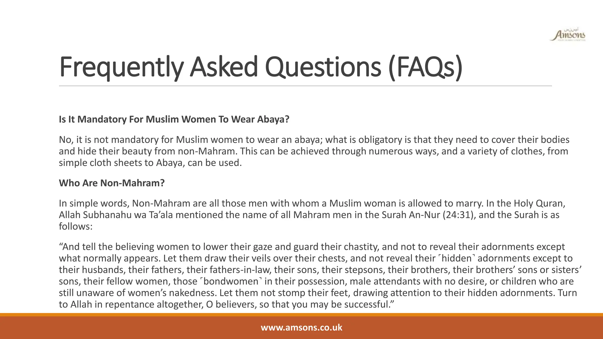 Abaya – A Traditional Islamic Attire For Muslim Women (2).pptx