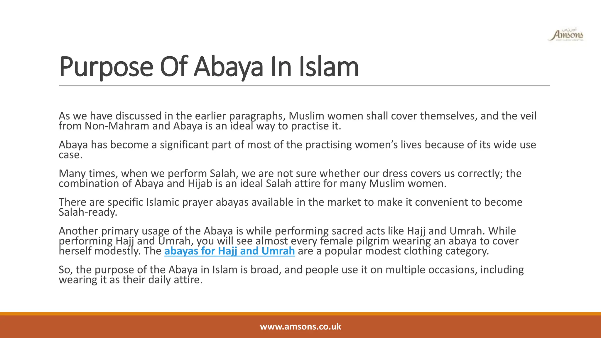 Abaya – A Traditional Islamic Attire For Muslim Women (2).pptx