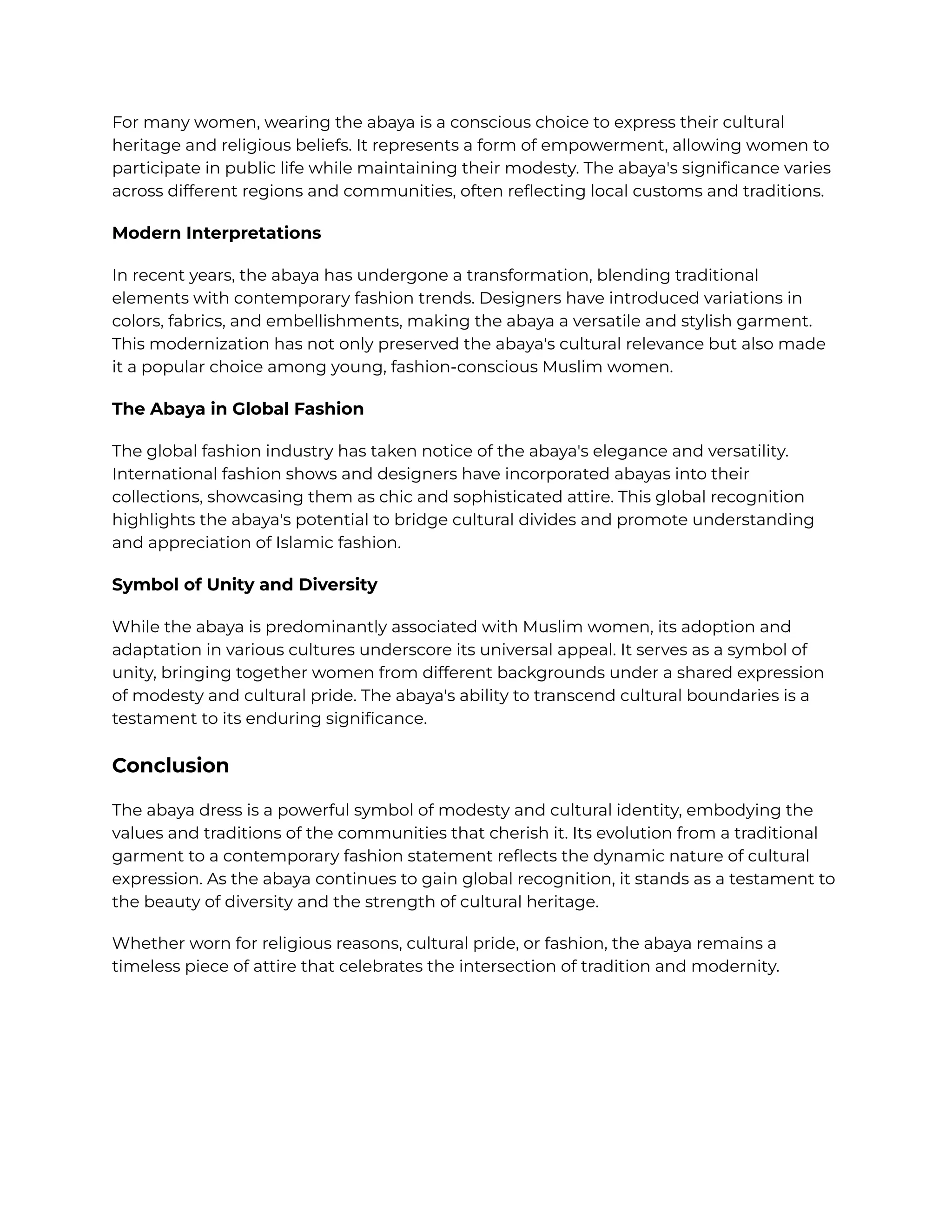 Abaya Dress – Symbol of Modesty and Cultural Identity.pdf