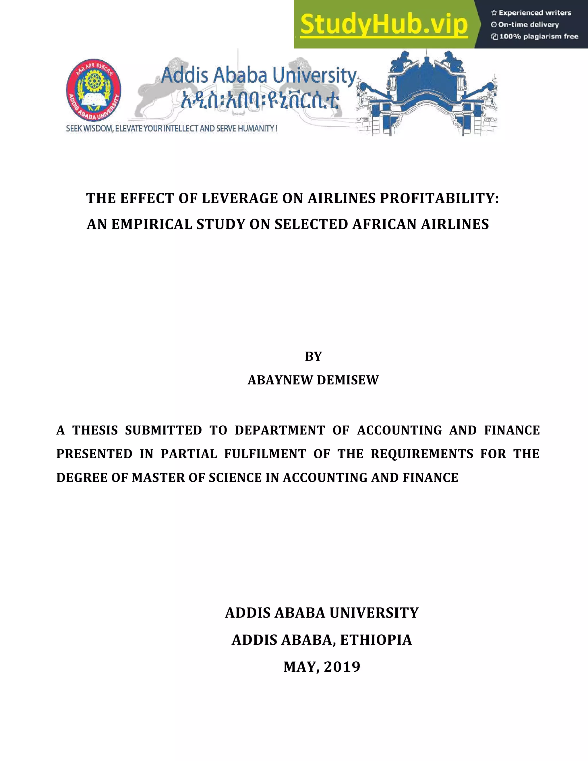 Abay MSc Thesis 2019 Final | PDF