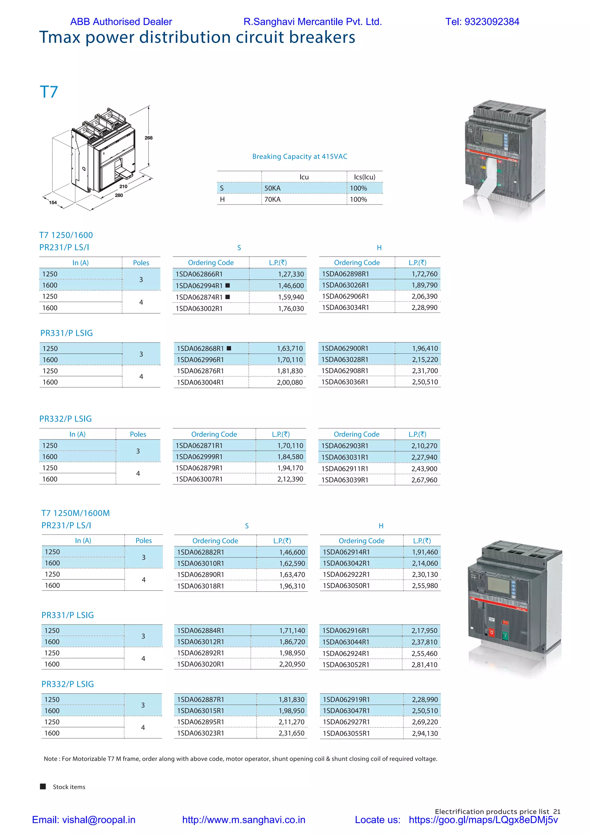 Abb Price List 2018 | PDF