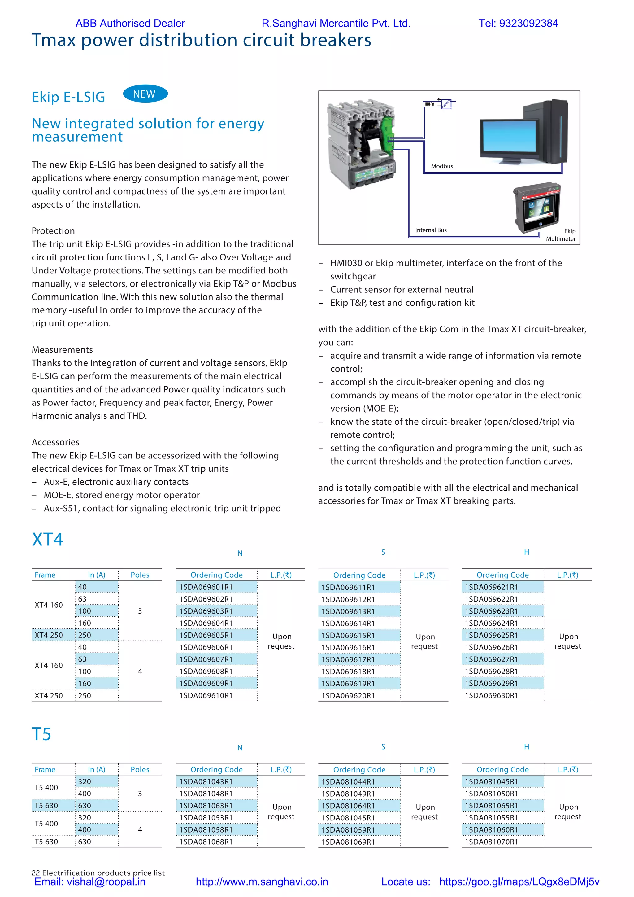 Abb Price List 2018 | PDF