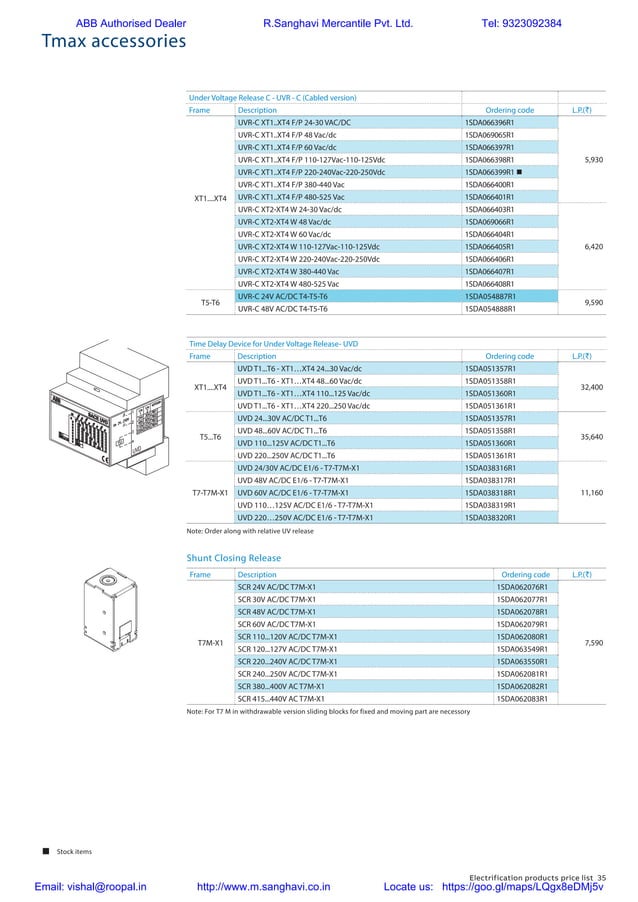 Abb Price List 2018 | PDF | Power and Energy Industry | Industries