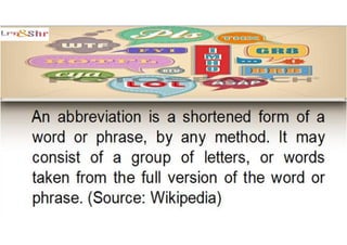 Abbreviations | PPT