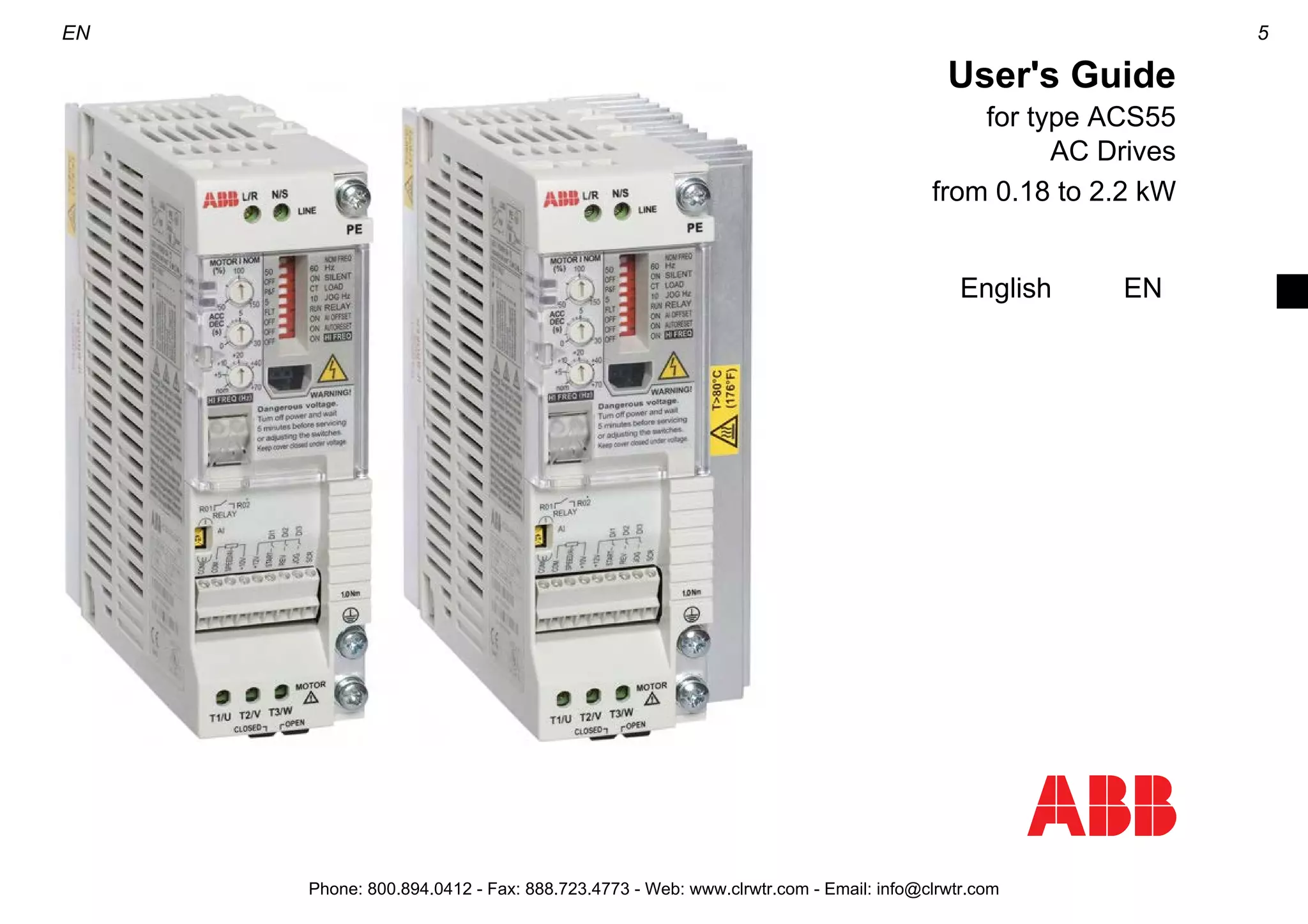 Abb acs55-users-guide | PDF