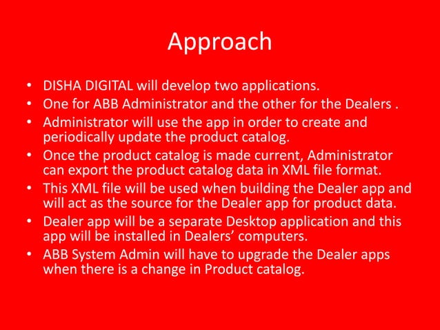 Abb app-presentation-disha | PPTX | Computer Software and Applications | Computing