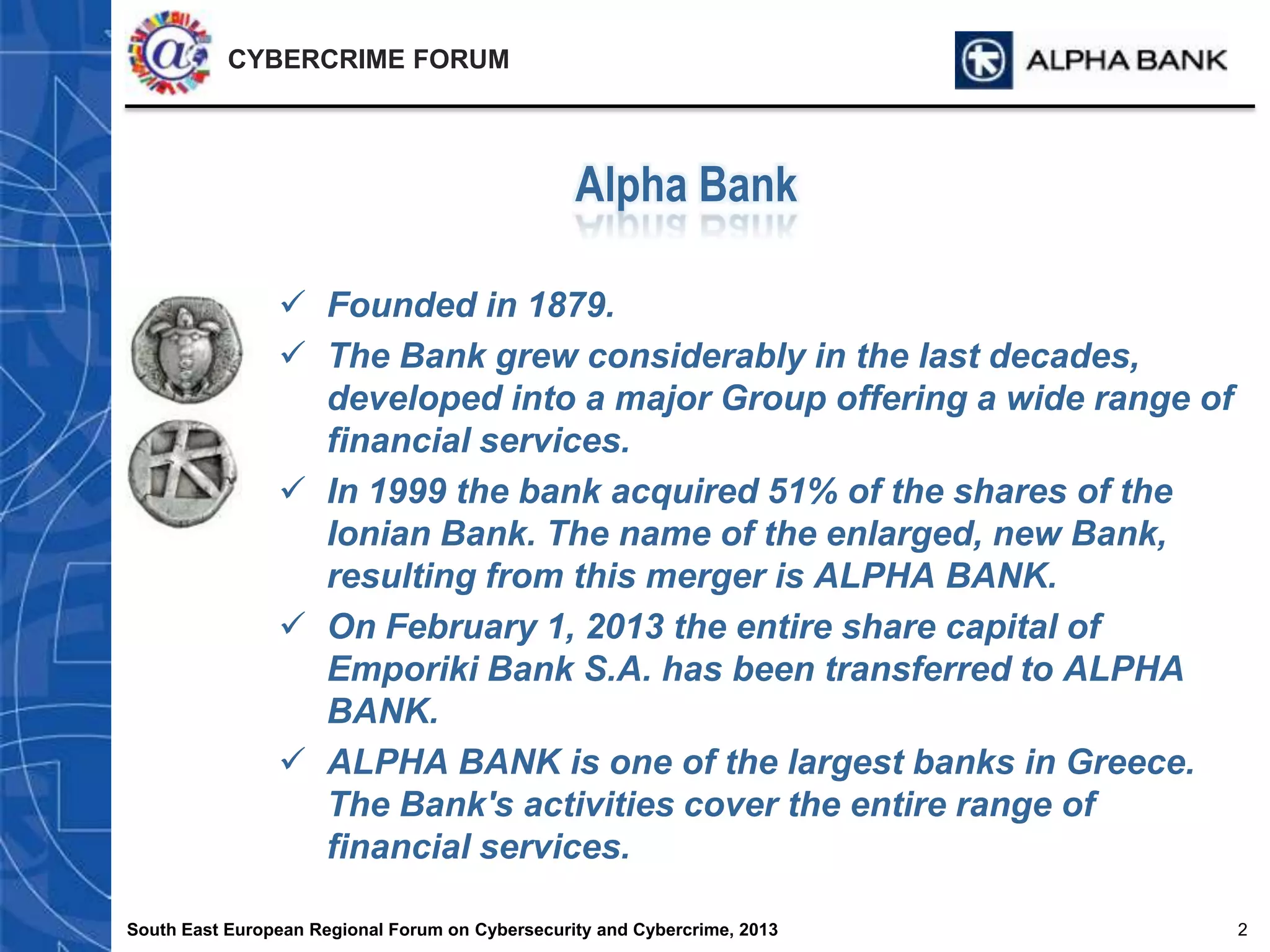 New Challenges in Data Privacy - Cybercrime and Cybersecurity Forum 2013, Sofia BG | PPT