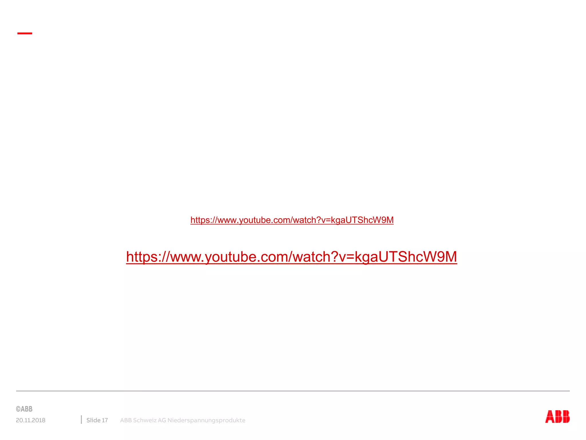 ABB - SMISSLINE TP - Touch proof system | PPTX