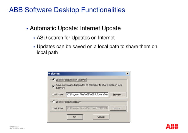 ABB Software Desktop , DOC CAT | PDF | IT and Internet Support | Internet