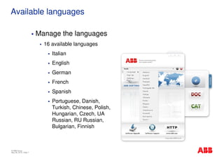 ABB Software Desktop , DOC CAT | PDF