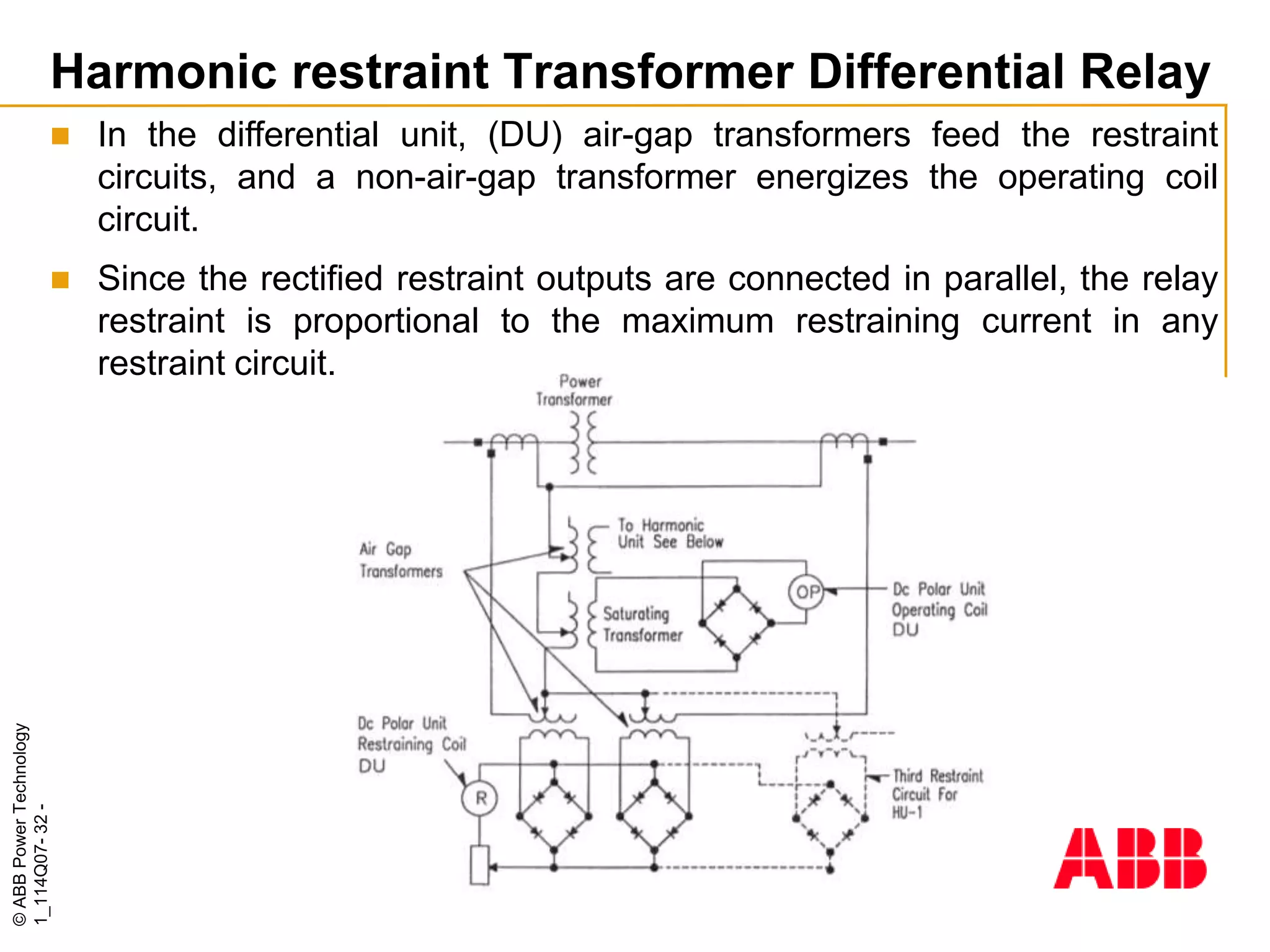 ABB - TRANSFORMERS-PROTECTION-COURSE (2001) | PPTX