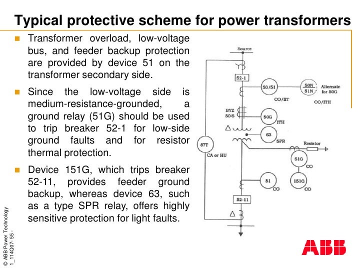 Power Transformer Protection Schemes at Patty Armbruster blog
