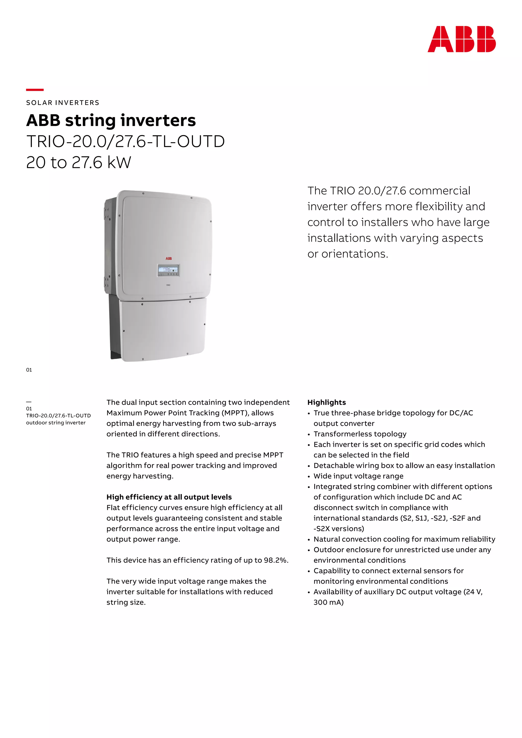 Abb trio-tl-outd | PDF