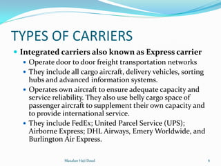 Air freight Logistics | PDF