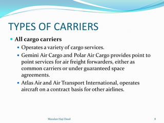 Air freight Logistics | PDF