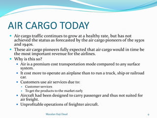 Air freight Logistics | PDF