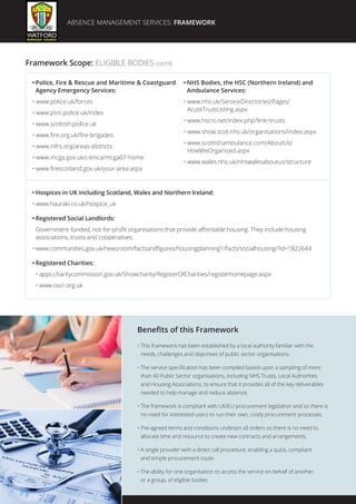 Absence Management Framework - 2015S 067 - FirstCare Ltd | PDF