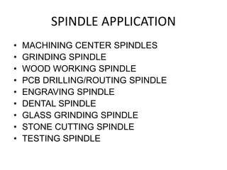 Spindle Health Check Up | PPT