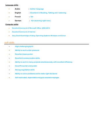 hamdy | DOCX | Careers