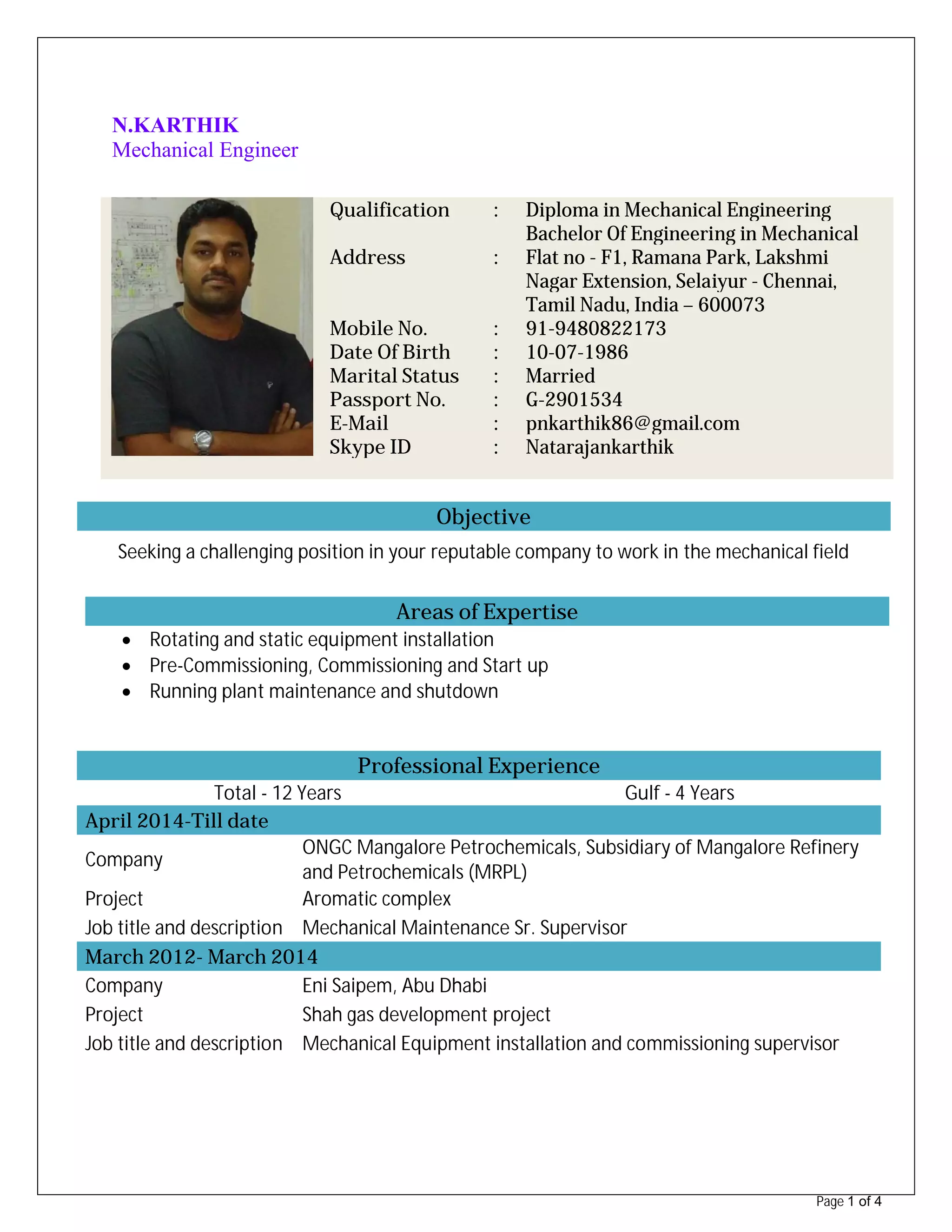Karthik Resume | PDF