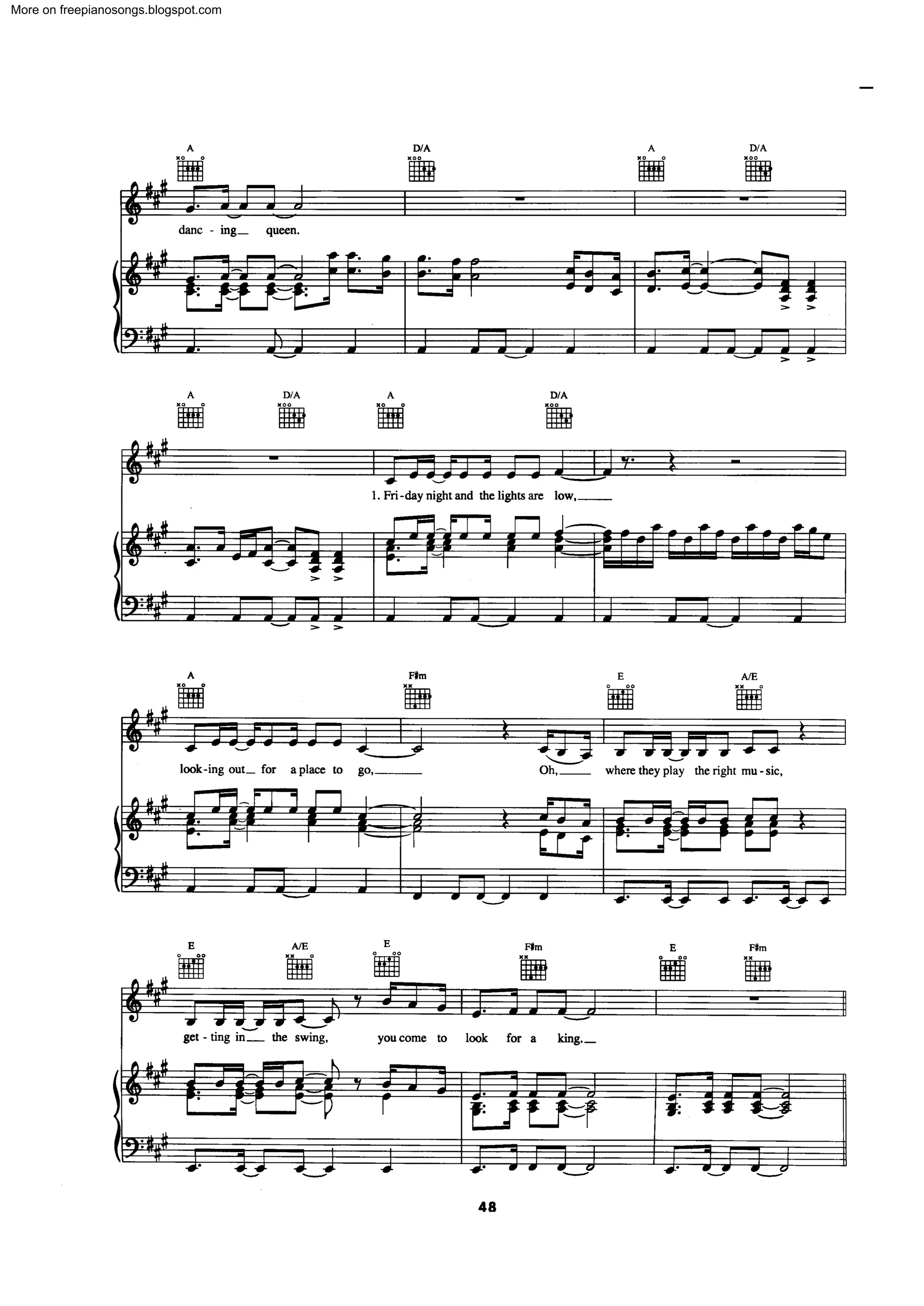 Abba - Dancing queen | PDF