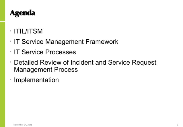 ICT service management implementation overview- | PPT