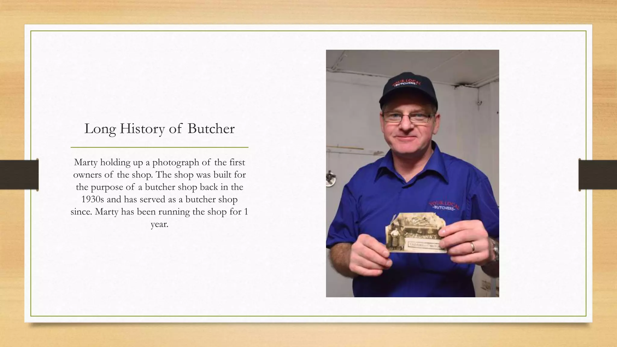 Evolution of a Butcher | PPTX