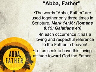 Abba,Father | PDF