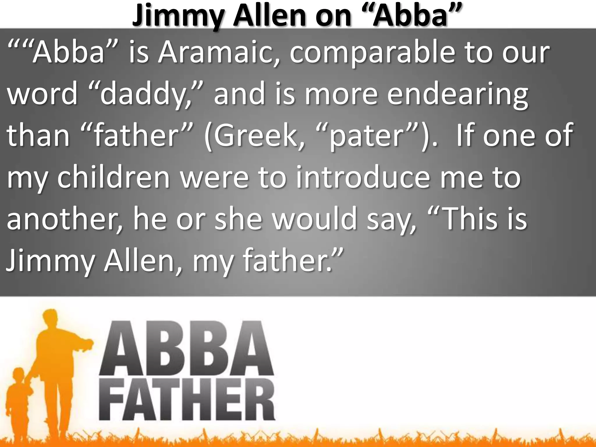 Abba father | PPTX