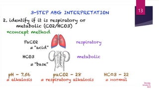 Acid-Base balance interpretation of ABG | PPTX
