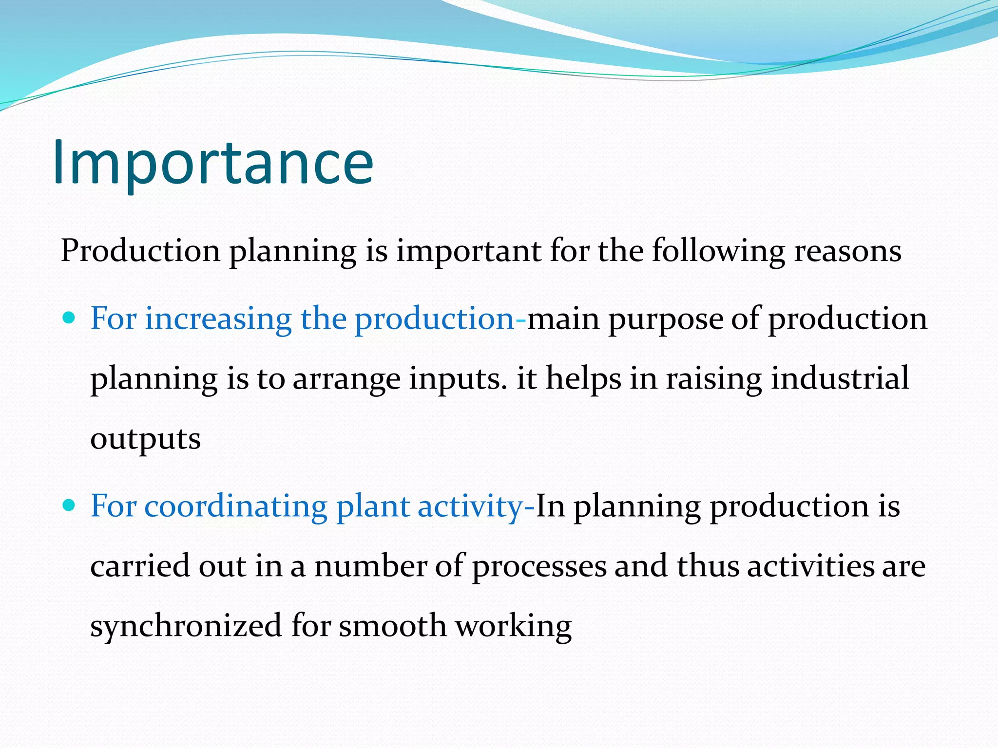 production planning_ Engineering Management | PPT