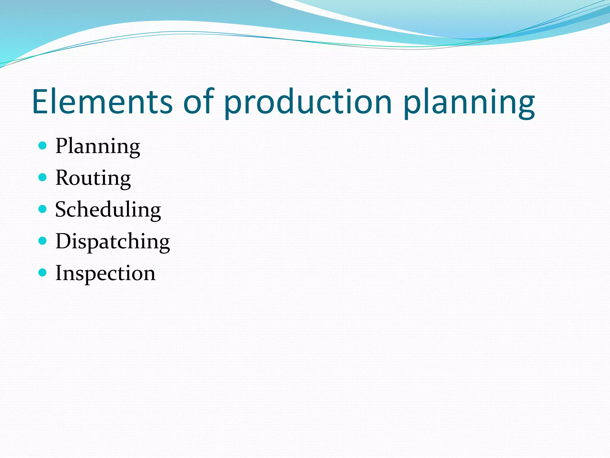 production planning_ Engineering Management | PPT