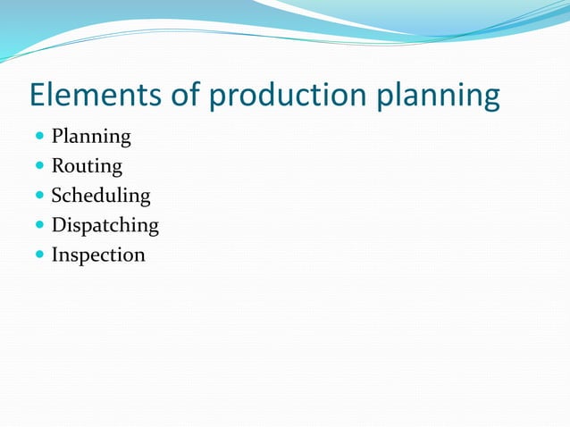 production planning_ Engineering Management | PPT