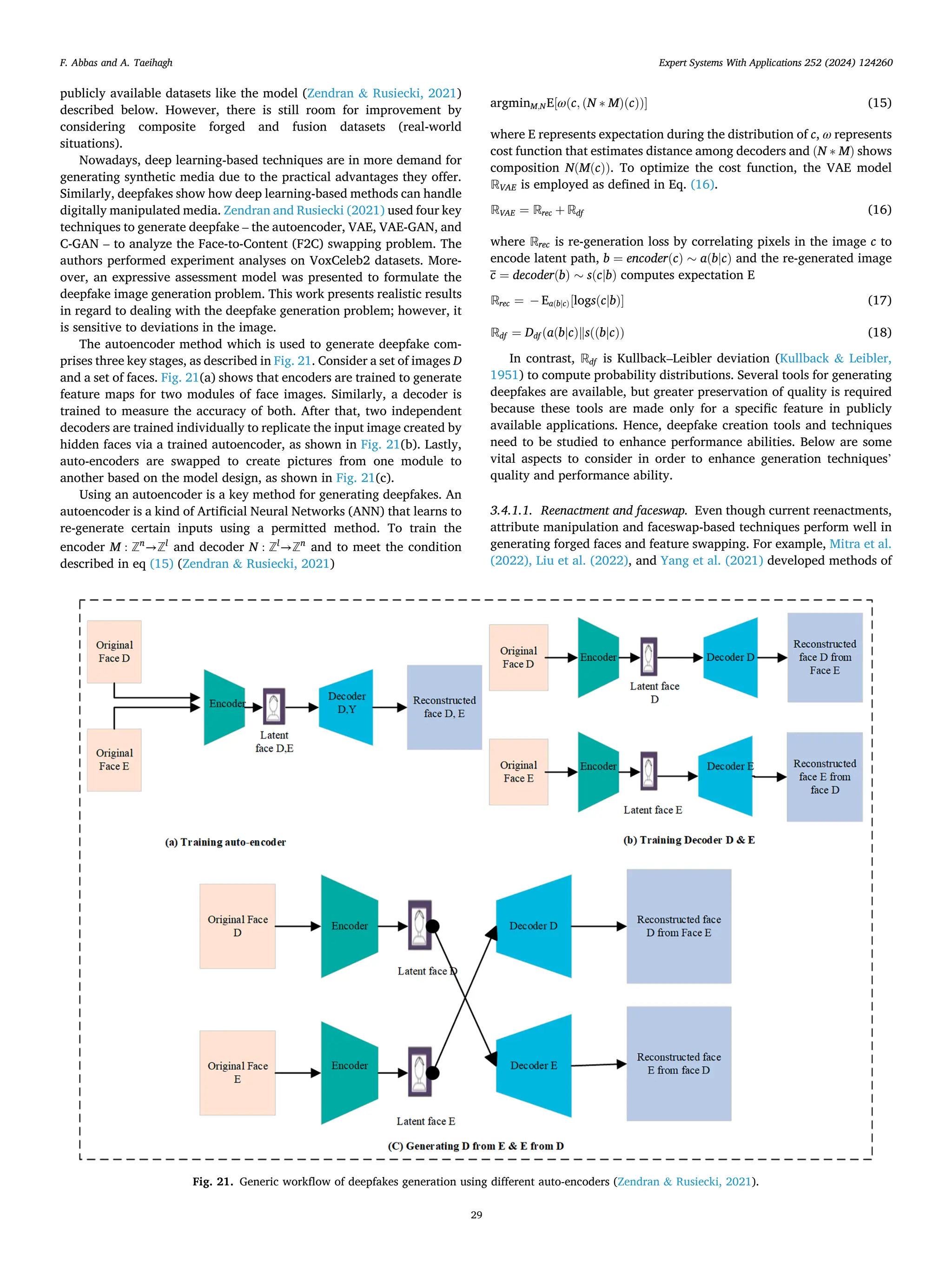 Unmasking deepfakes: A systematic review of deepfake detection and generation techniques using ...