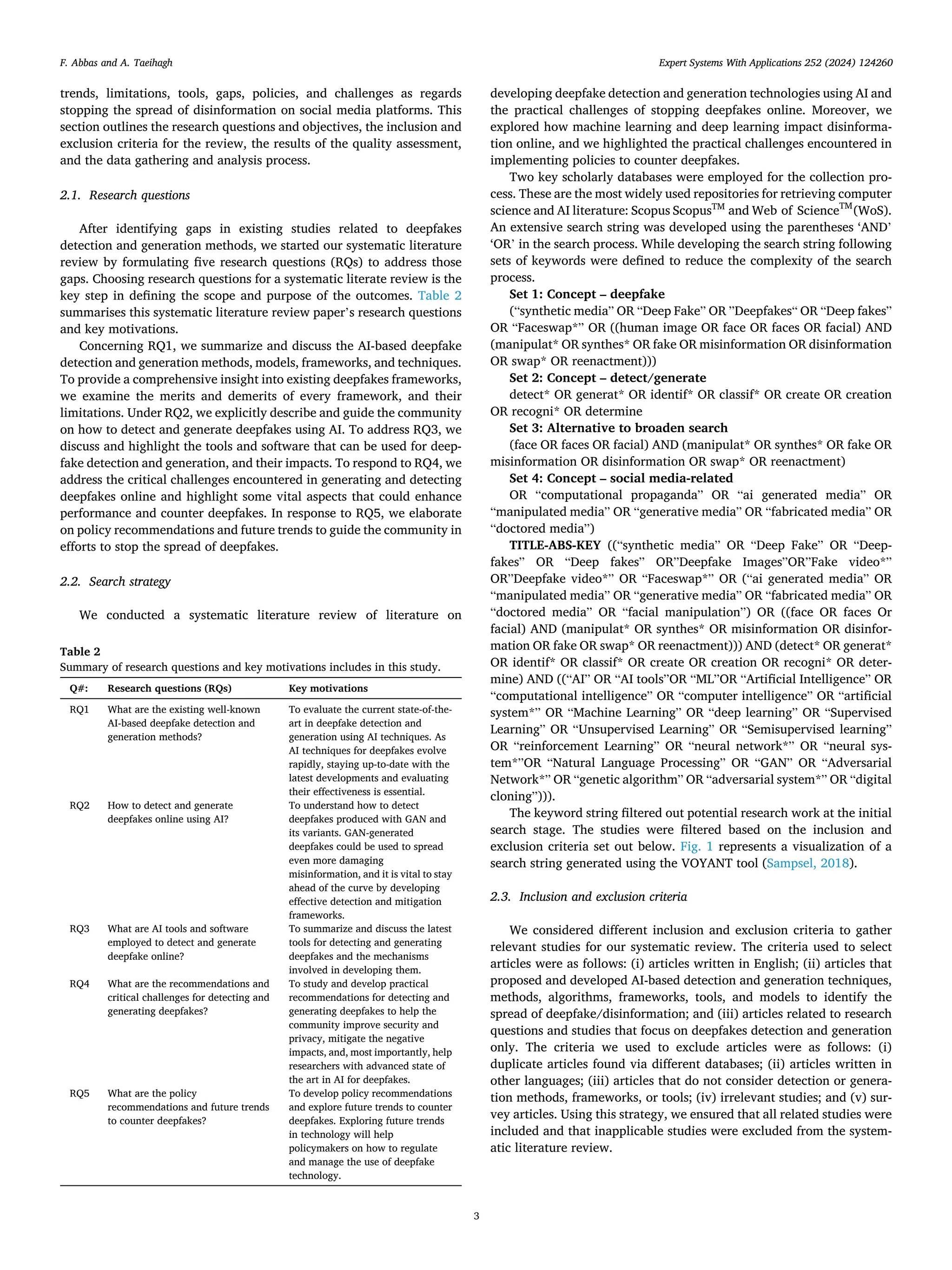 Unmasking Deepfakes A Systematic Review Of Deepfake Detection And