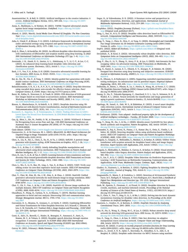 Unmasking deepfakes: A systematic review of deepfake detection and ...