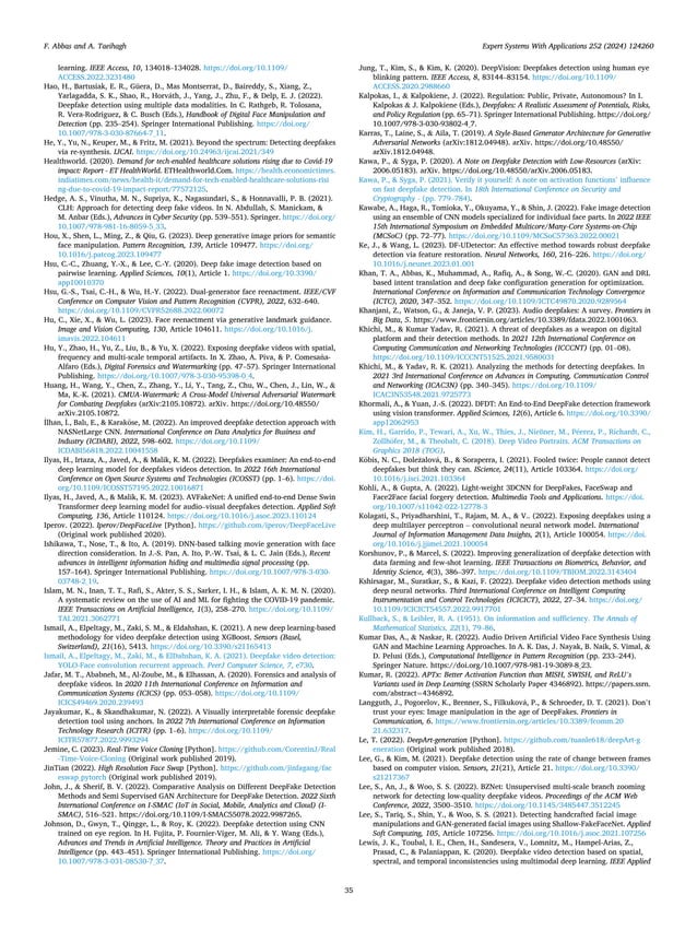 Unmasking deepfakes: A systematic review of deepfake detection and ...