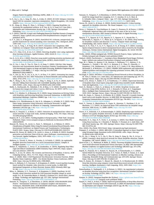 Unmasking deepfakes: A systematic review of deepfake detection and ...