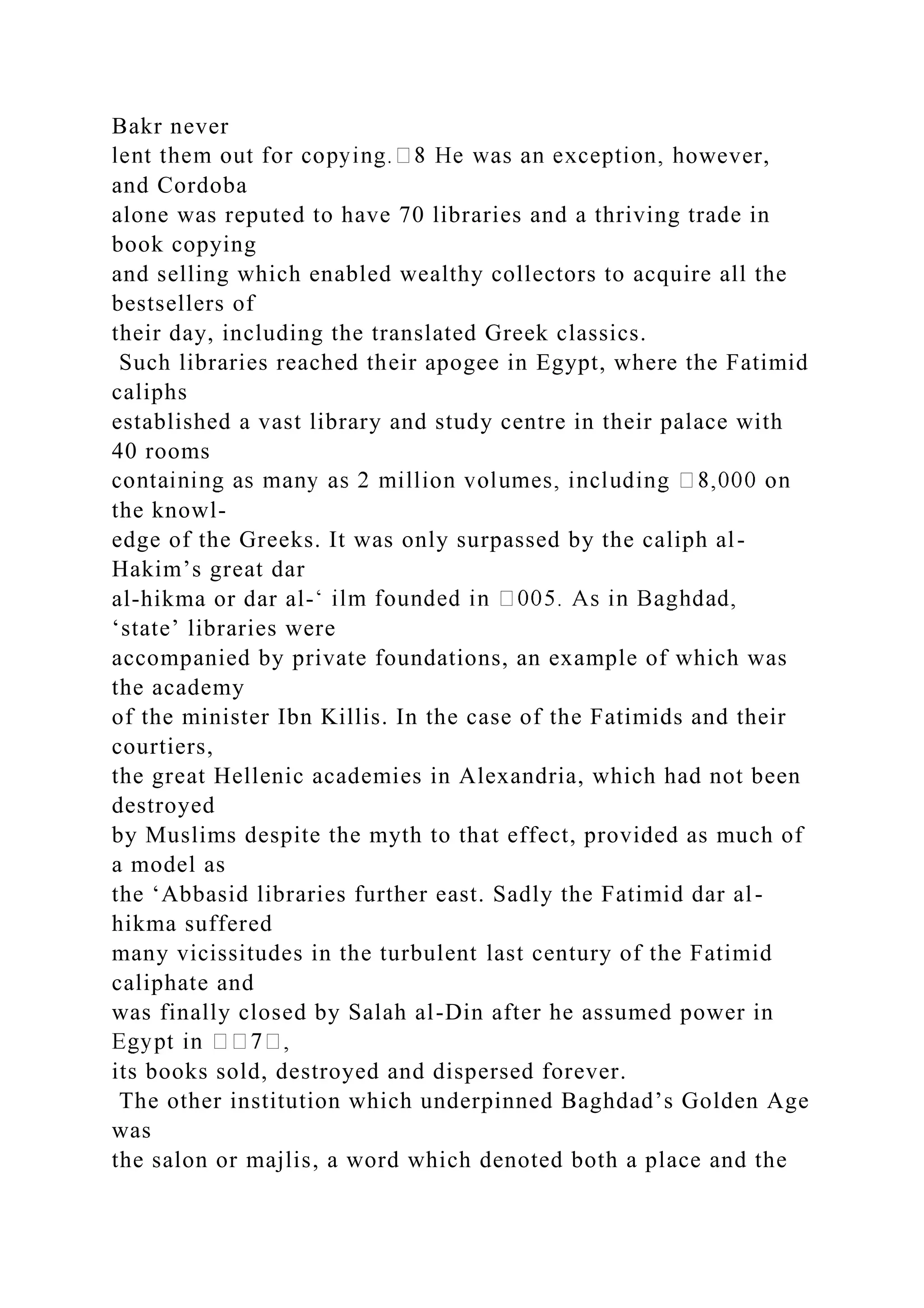 Abbasid caliphate and the golden age of IslamThe Gol.docx