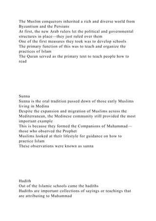 Abbasid caliphate and the golden age of IslamThe Gol.docx