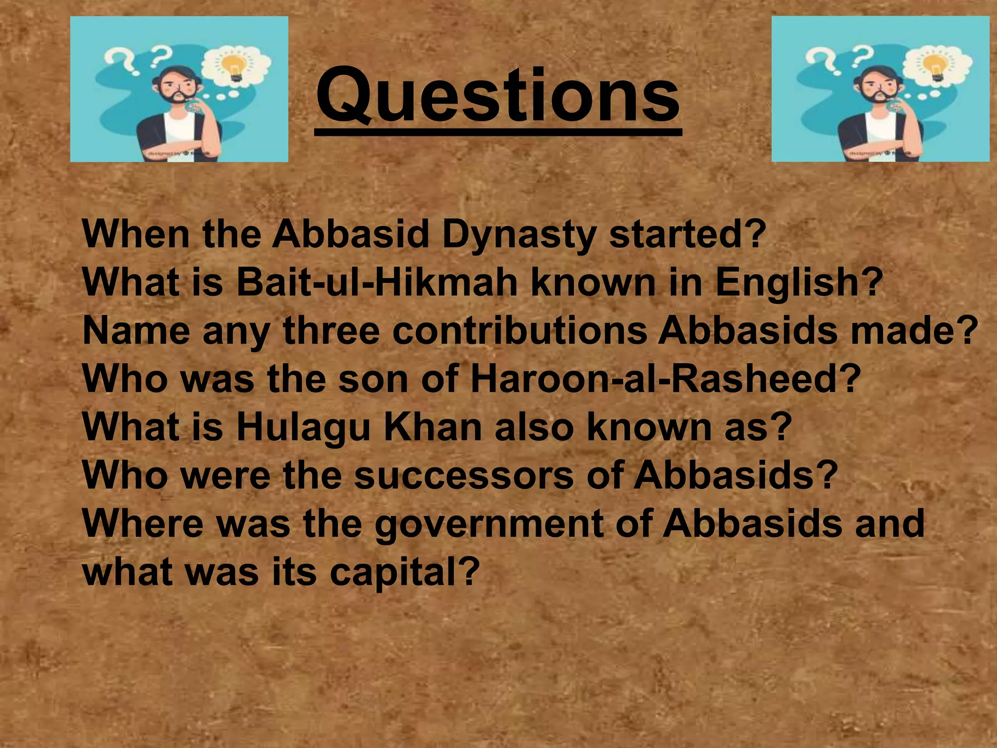 Abbasids Caliphate | PPTX