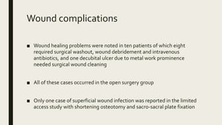 Surgical Management Of U-Shaped Sacral Fractures | PPTX