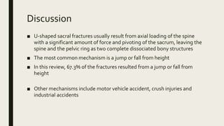 Surgical Management Of U-Shaped Sacral Fractures | PPTX