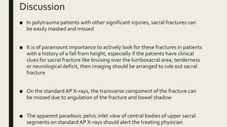 Surgical Management Of U-Shaped Sacral Fractures | PPTX