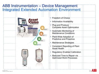 ABB Instrumentation Overview | PPT | Physics | Science