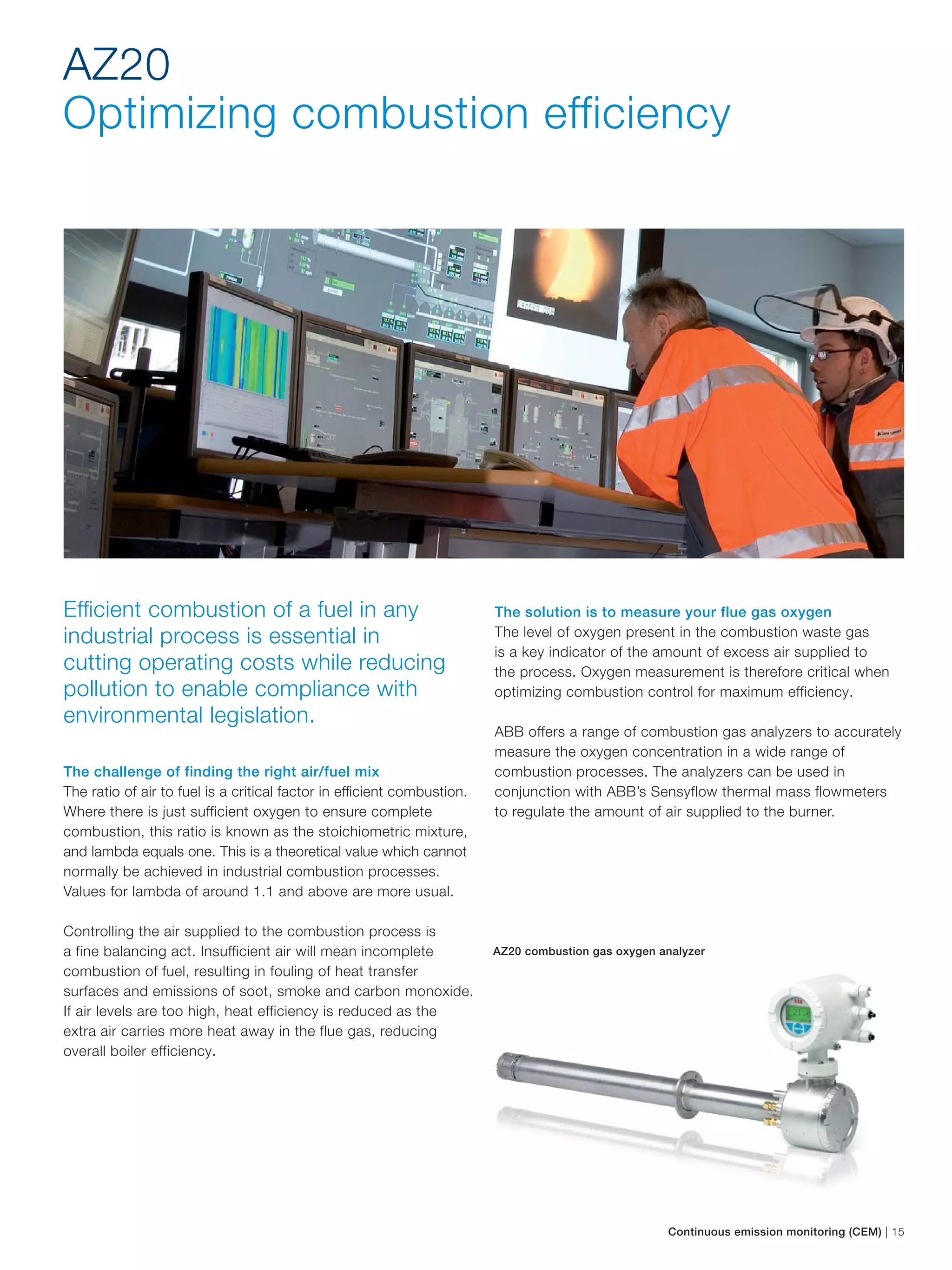 ABB CEMS Datasheet ABB cems solution and products information | PDF