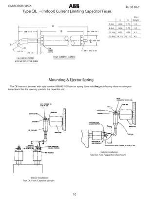 ABB CIL Capacitor Fuses MV - Current Limiting Capacitor Fuse For Use In ...